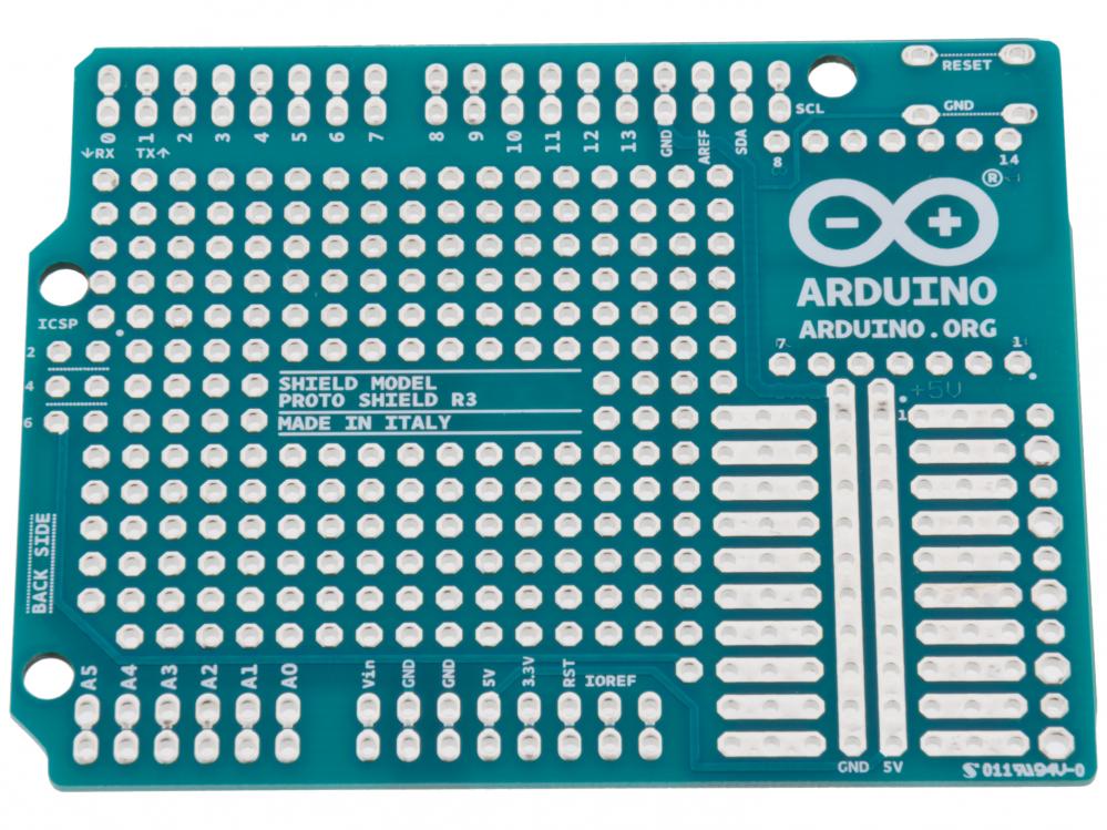 Köp Arduino Proto Shield - kit för Uno R3/R4 till rätt pris @ electrokit