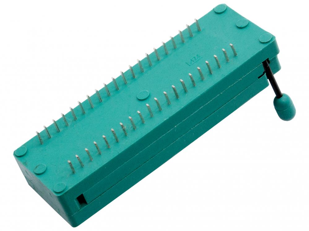 Buy ZIF socket 40-PIN 0.6" at the right price @ electrokit