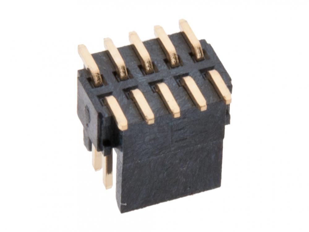 Buy Header 1.27mm 10-pin SWD header mini at the right price @ electrokit