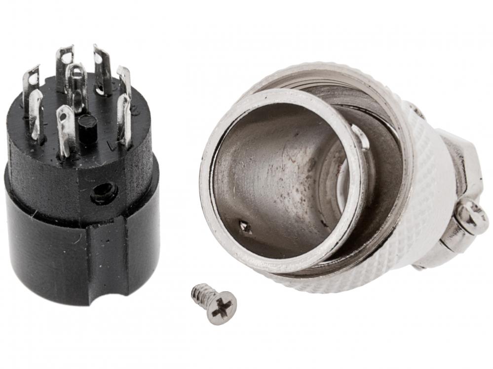 Buy Connector GX16 jack 2-pin at the right price @ electrokit