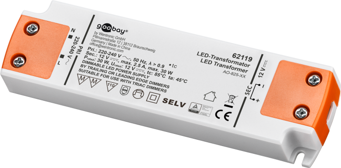 Köp LED drivdon 24V (DC) 30W till rätt pris @ electrokit