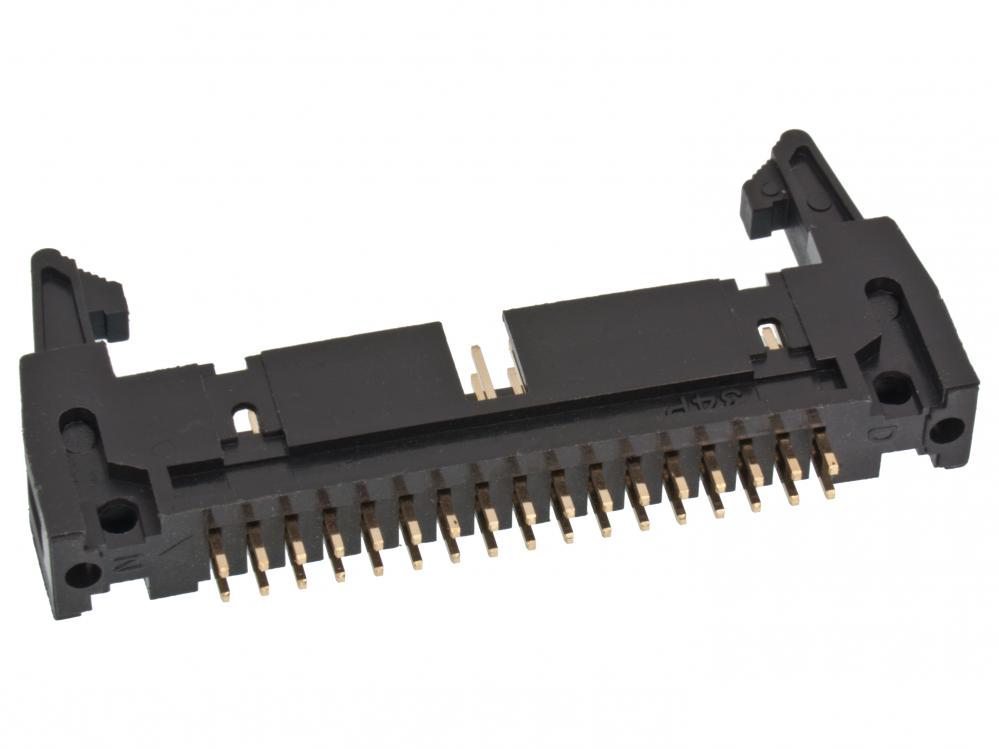 Buy IDC box header PCB 34-p with long ejector 2.54mm at the right price ...