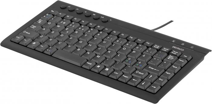 Köp Tangentbord USB mini svart till rätt pris @ electrokit