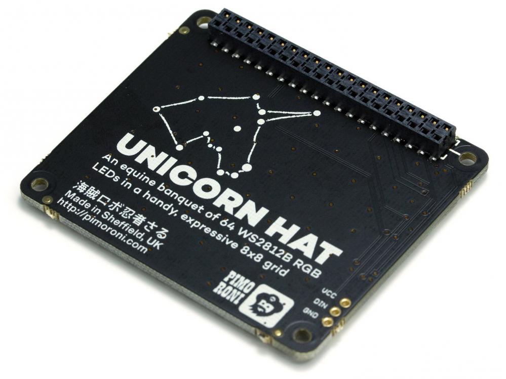 Köp Pimoroni - Unicorn HAT till rätt pris @ electrokit