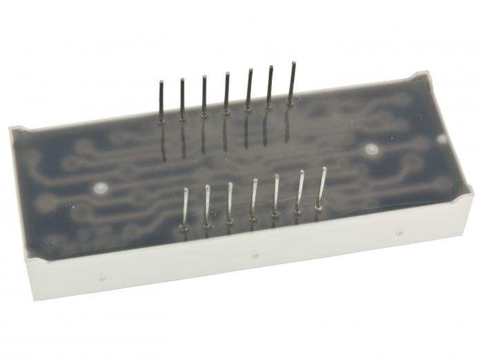 Buy LED display 7-segment 14.22mm 4 characters CC green at the right ...