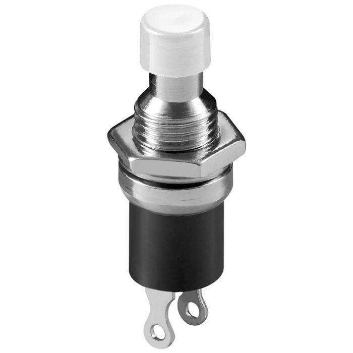 Buy Push button 1-p off-(on) metal white solder lugs at the right price ...