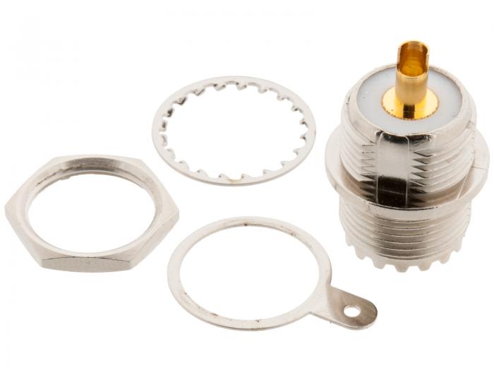 Buy SO-239 female chassis at the right price @ electrokit