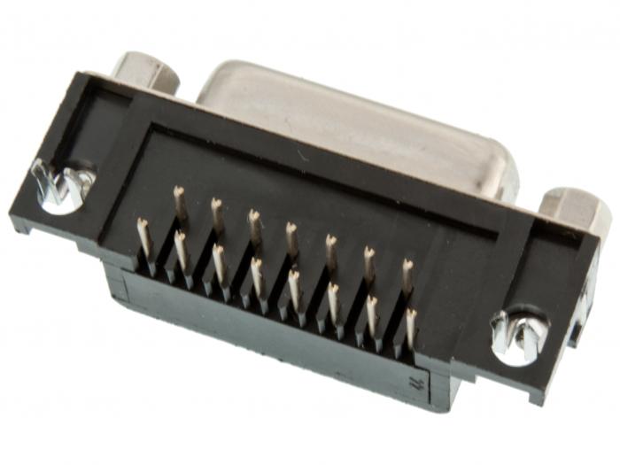 Köp D-SUB 15 pol hona PCB till rätt pris @ electrokit