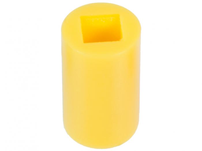 Buy Cap for push button PCB 2-p - yellow at the right price @ electrokit
