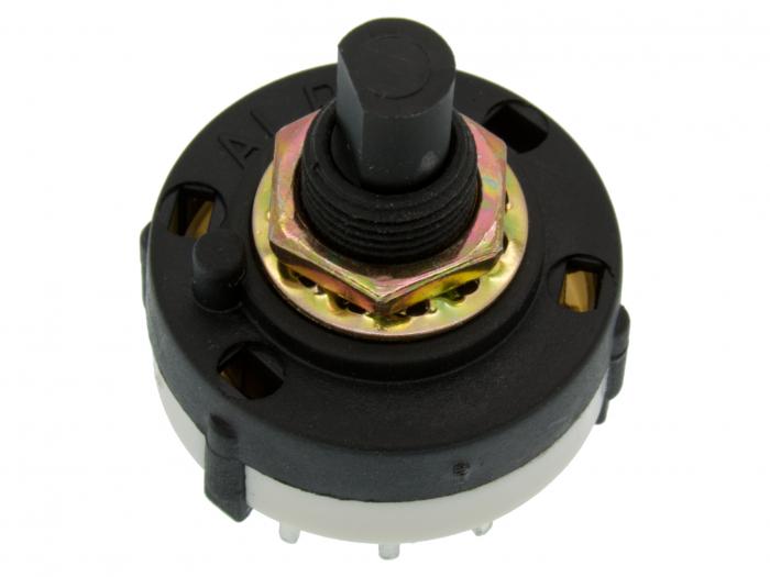 Buy Rotary switch 4 pos 3-p PCB at the right price @ electrokit