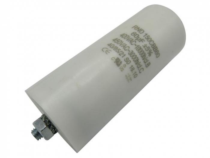 Buy Motor capacitor 30uF 450VAC at the right price @ electrokit