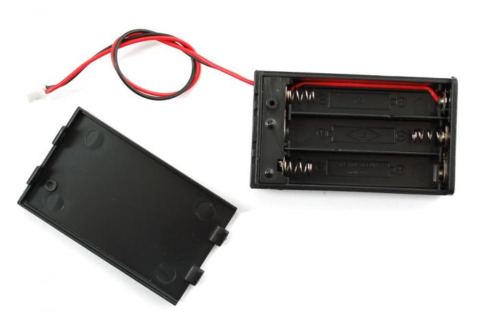 Köp Batterihållare 3xAAA med strömbrytare och JST-kontakt till rätt ...