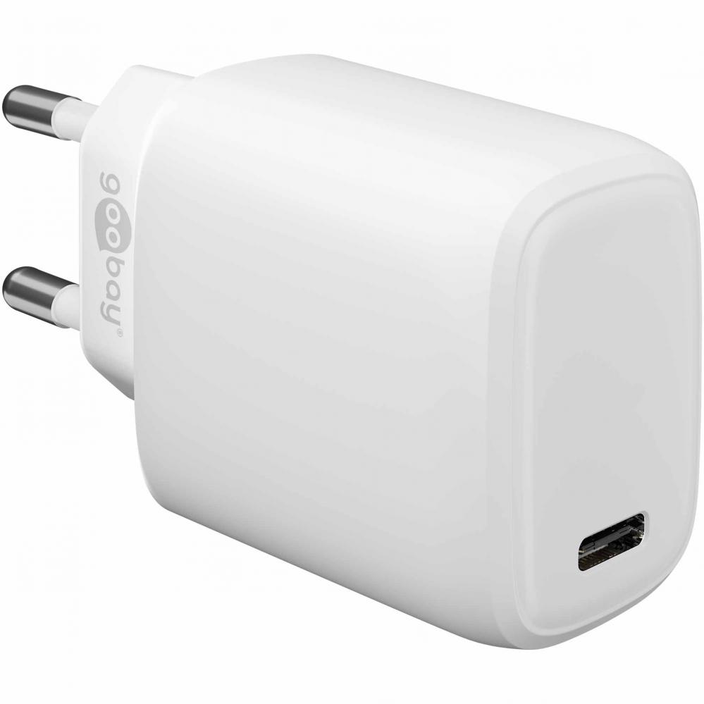 Buy USB-C PD charger 20W 3A white at the right price @ electrokit