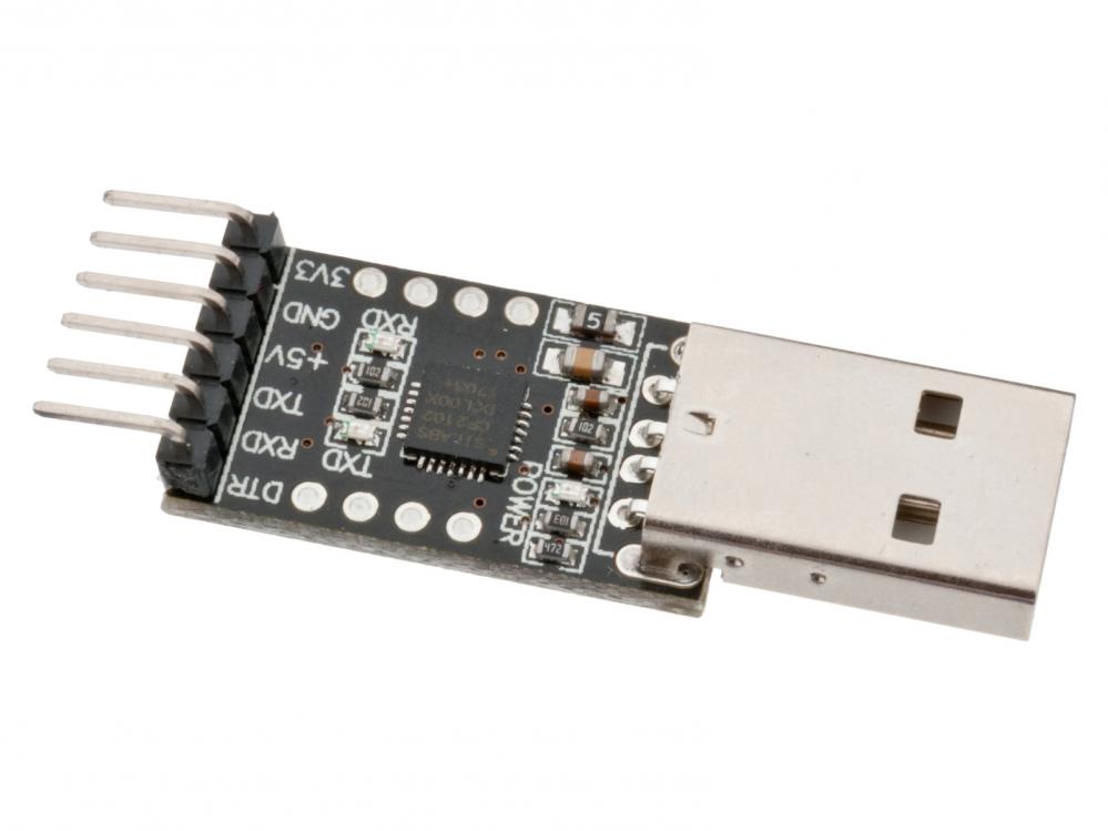 Buy USB to serial converter CP2102 at the right price @ electrokit