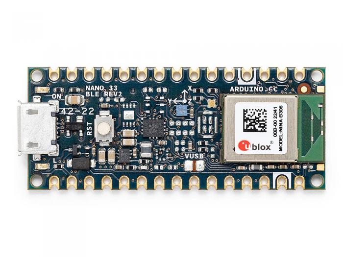 Buy Arduino Nano 33 BLE REV2 at the right price @ electrokit
