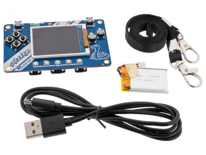 Buy Adafruit PyBadge Starter Kit at the right price @ electrokit