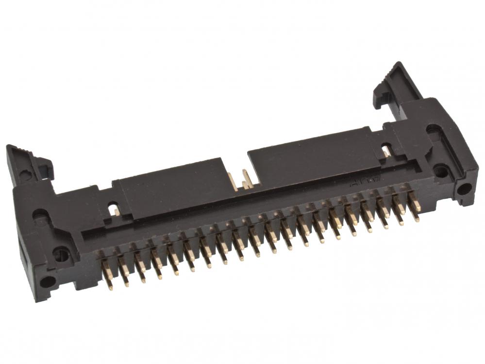 Buy IDC box header PCB 40-p with long ejector 2.54mm at the right price ...