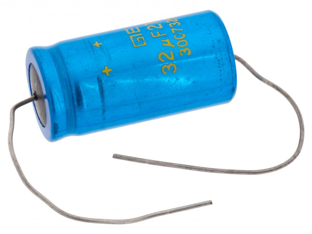 Buy Capacitor 32uF 275V axial at the right price @ electrokit