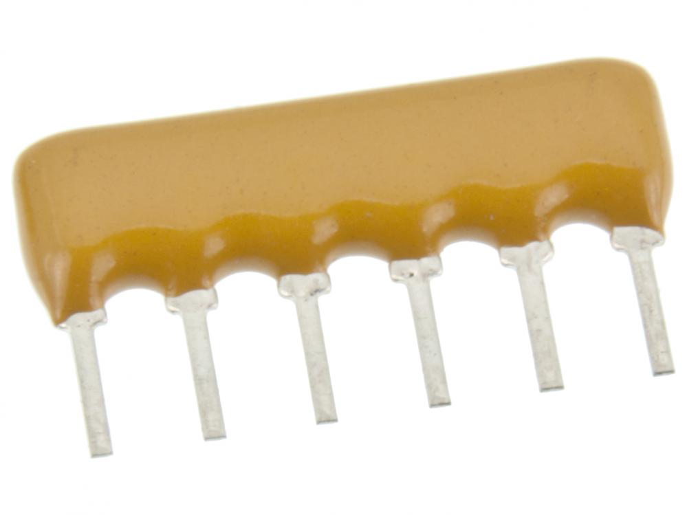 Buy Resistor net 5R 6-pin 4k7 at the right price @ electrokit
