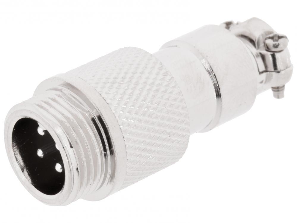 Buy Connector GX12 plug 4-pin cable at the right price @ electrokit