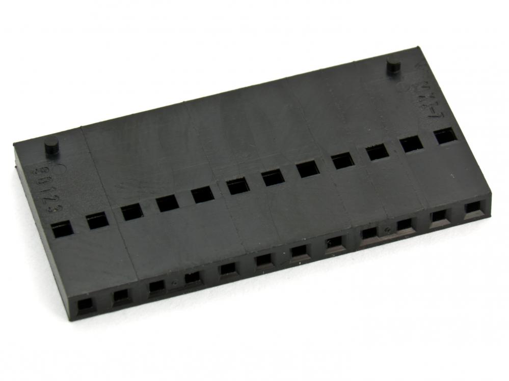 Buy Contact housing C-GRID III 1x12p 2.54mm at the right price @ electrokit