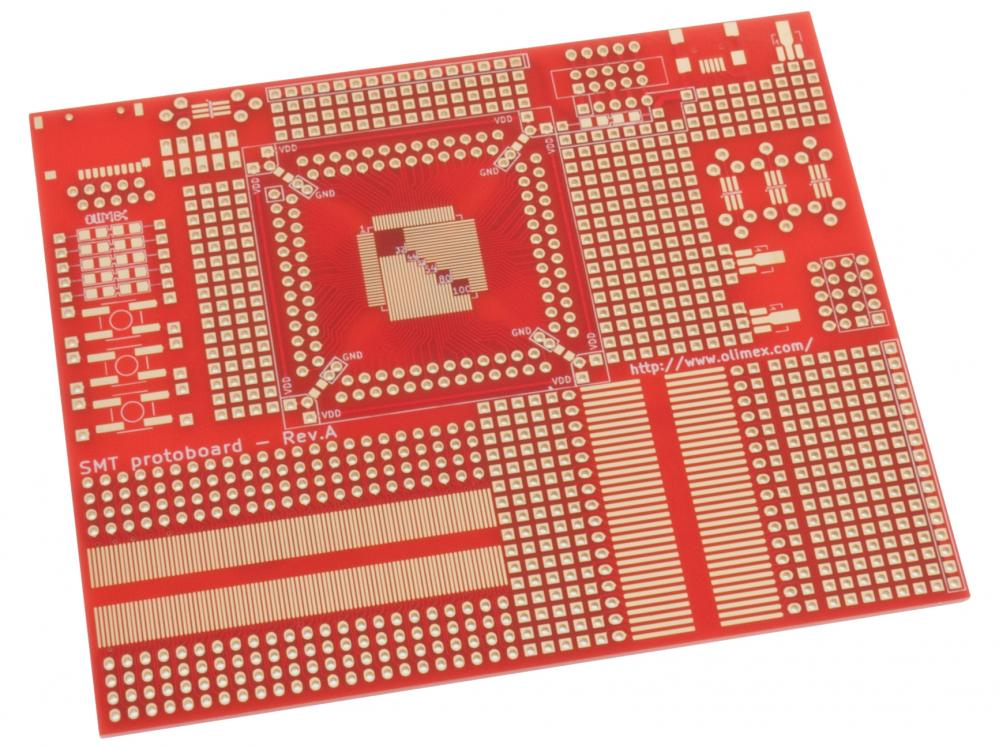 Buy Protoboard SMD 125x102mm at the right price @ electrokit