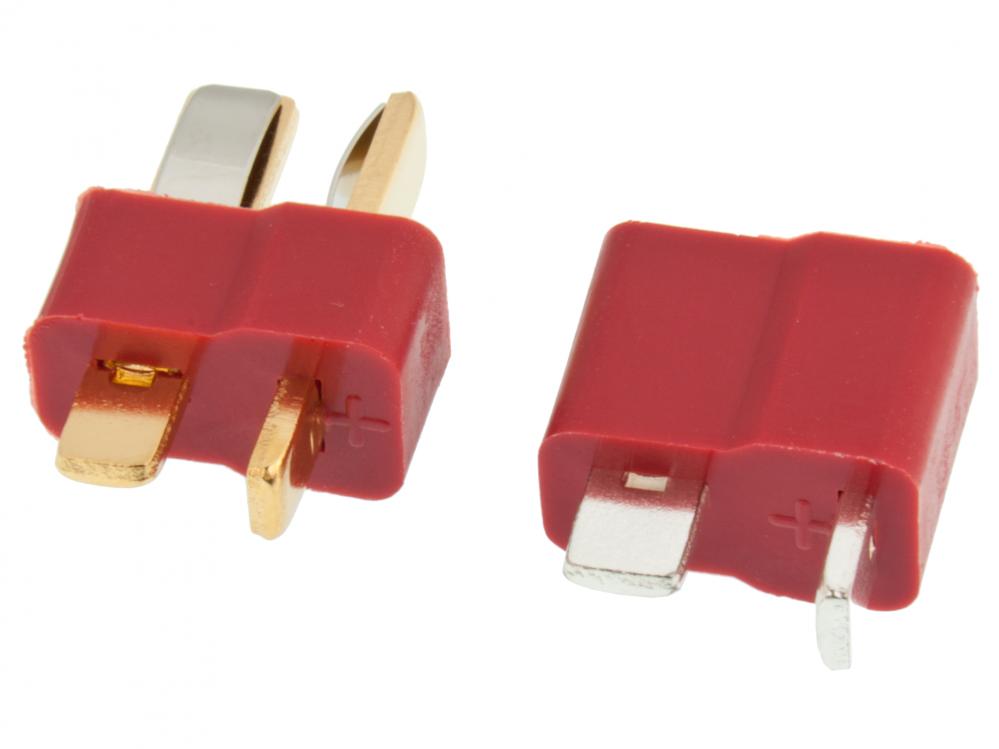 Buy Battery connector T-plug Deans (pair) at the right price @ electrokit