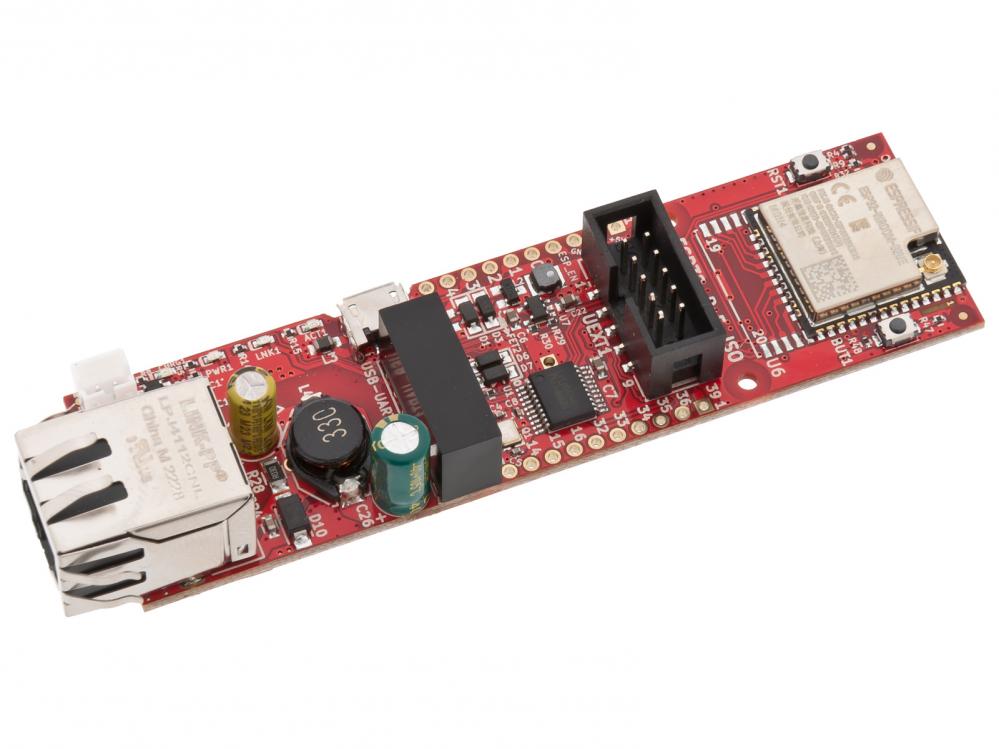 Buy ESP32-WROOM-32E utvecklingskort Ethernet PoE - extern antenn at the ...