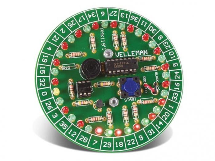 Buy Electronic Roulette with 37 LED - soldering kit at the right price ...