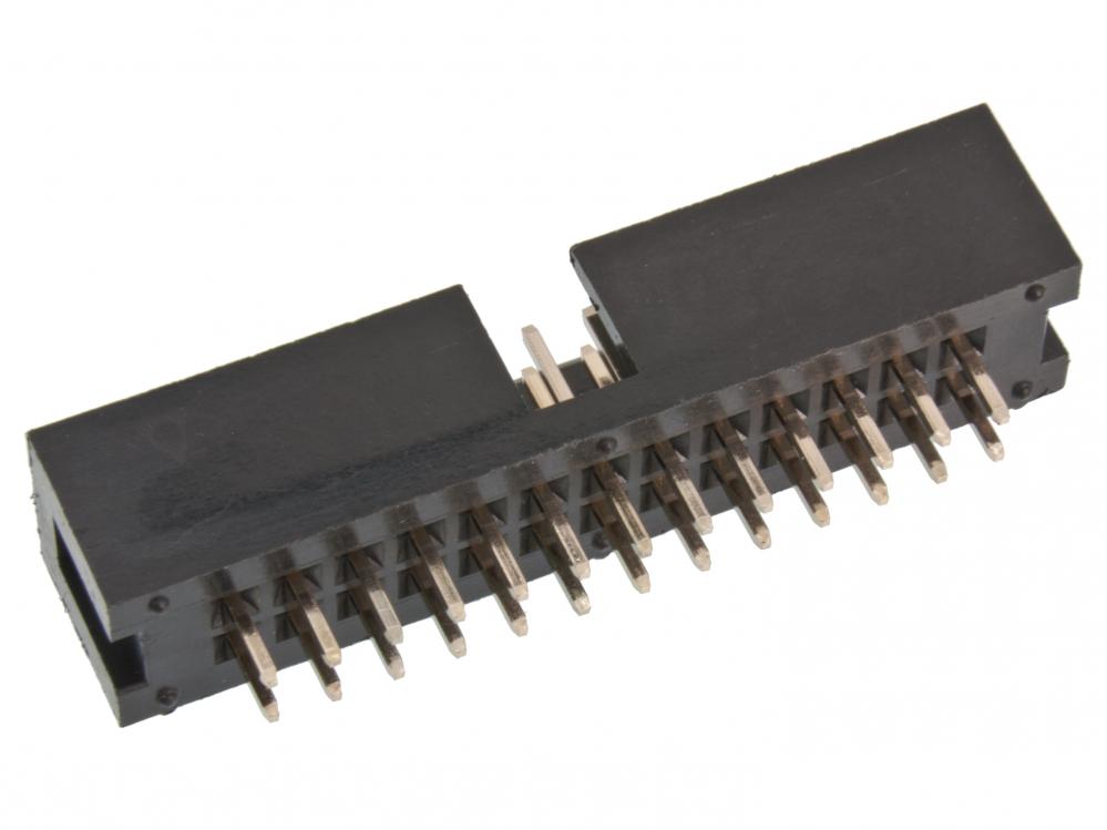 Buy IDC box header PCB 26-p 2.54mm at the right price @ electrokit