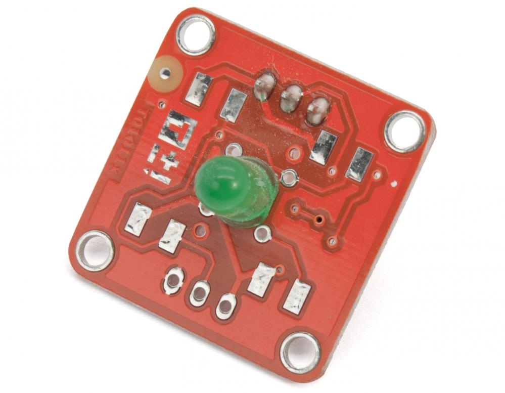 Buy TinkerKit LED module 5mm green at the right price @ electrokit