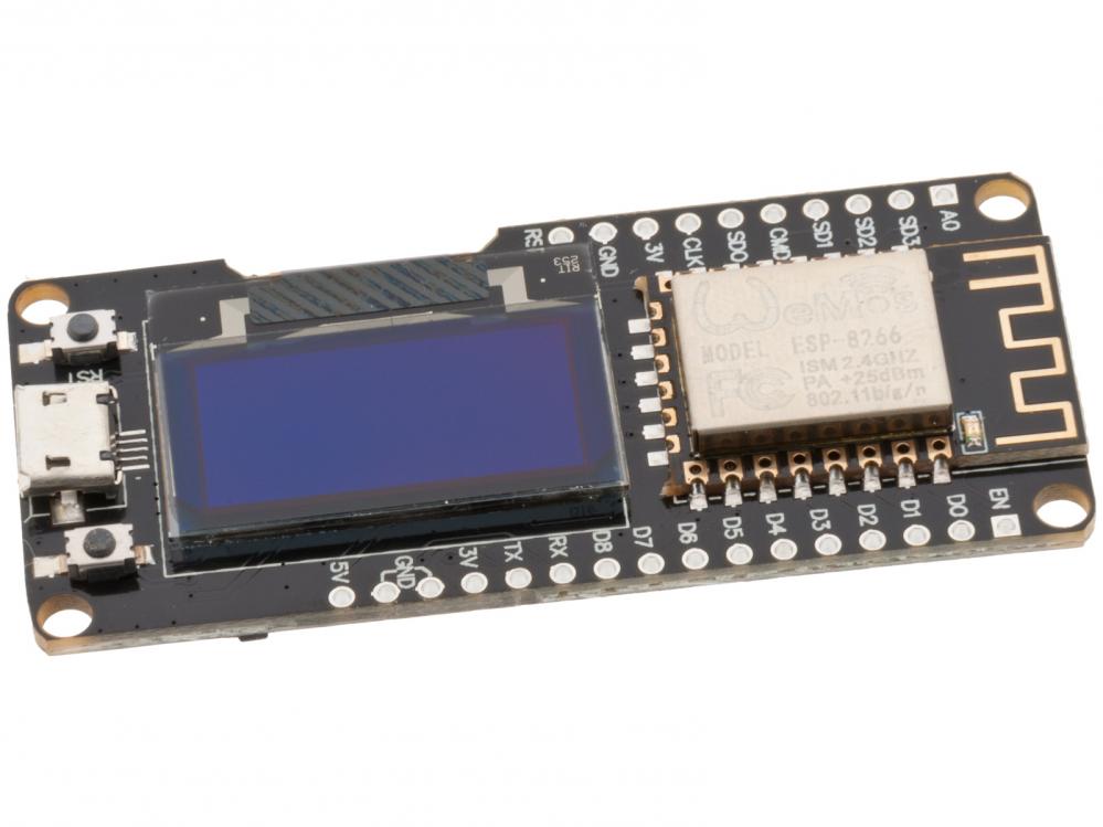 Buy Development board ESP8266 with OLED at the right price @ electrokit