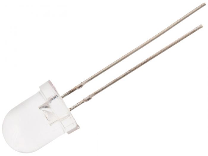 Buy LED Green 3.5V 8mm 4000mcd clear 30deg at the right price @ electrokit