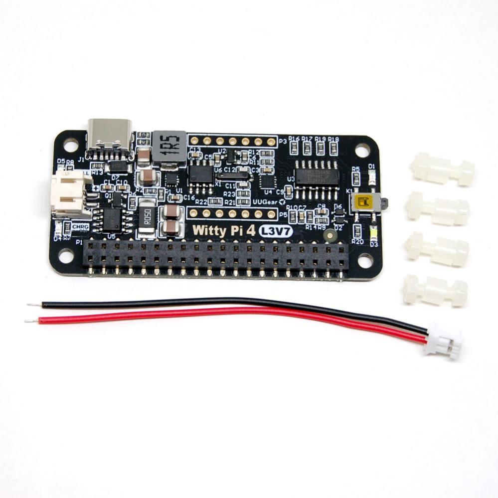 Köp Witty Pi 4 L3V7 RTC och strömhantering för Raspberry Pi till rätt ...
