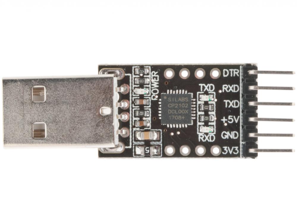 Buy USB to serial converter CP2102 at the right price @ electrokit