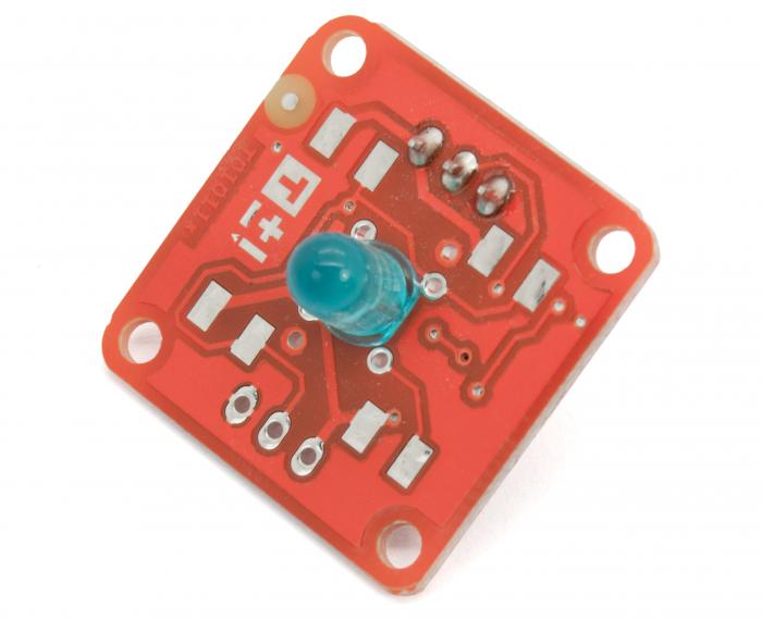 Buy TinkerKit LED module 5mm blue at the right price @ electrokit