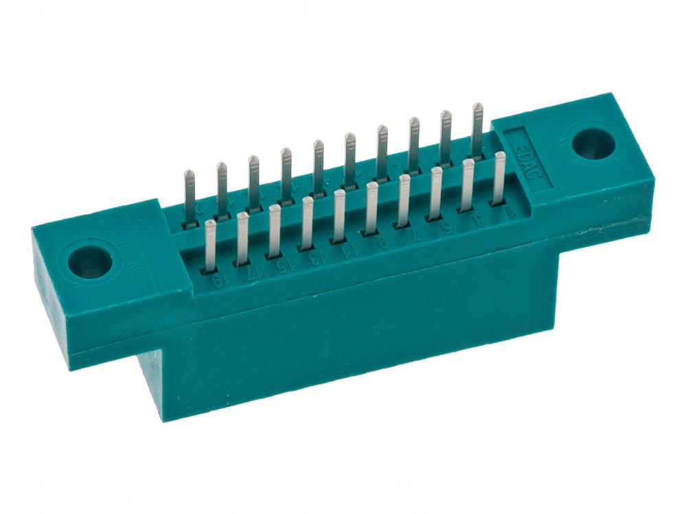 Buy Edge connector 2x10-pin 2.54mm at the right price @ electrokit