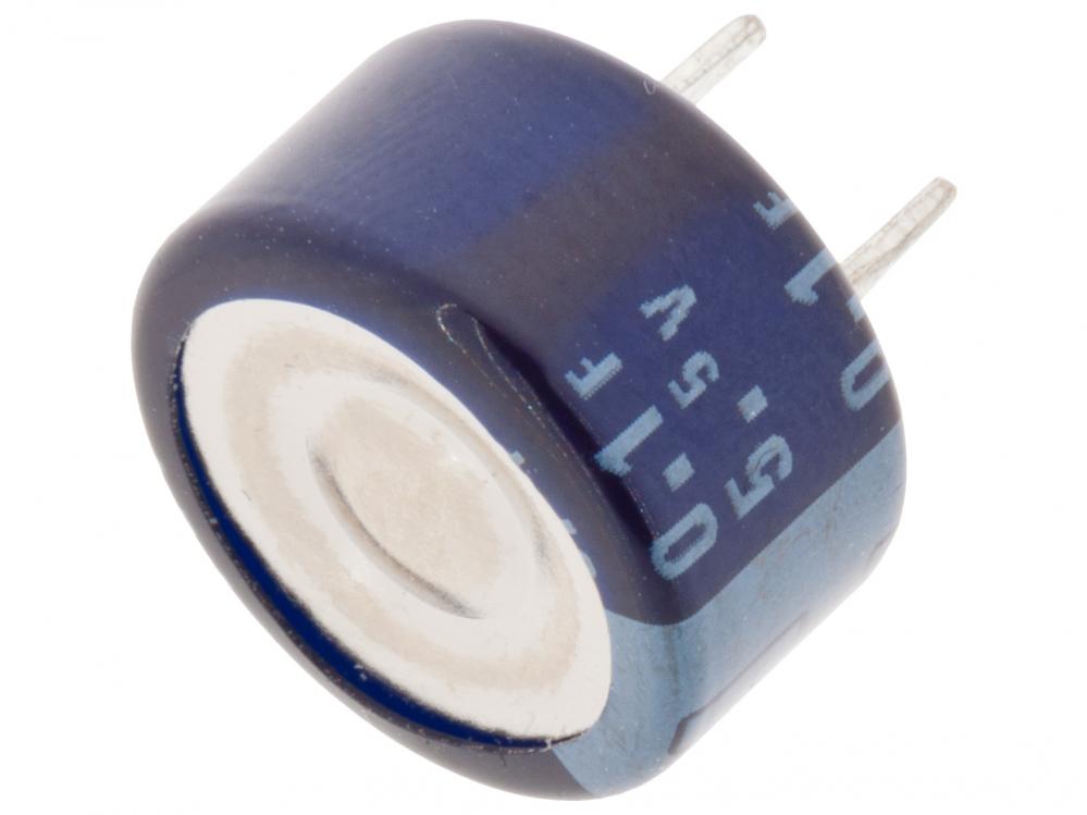 Buy DL capacitor 1F 5.5V ø20mm radial at the right price @ electrokit