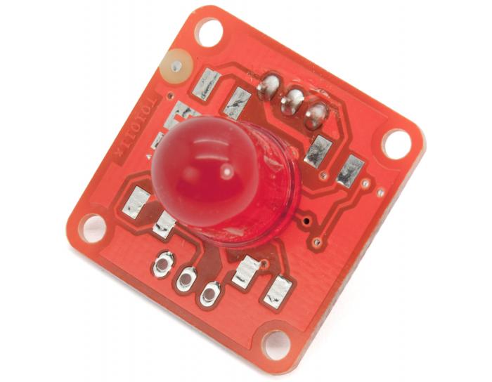 Buy TinkerKit LED module 10mm red at the right price @ electrokit