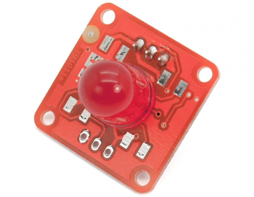 Buy TinkerKit LED module 10mm red at the right price @ electrokit