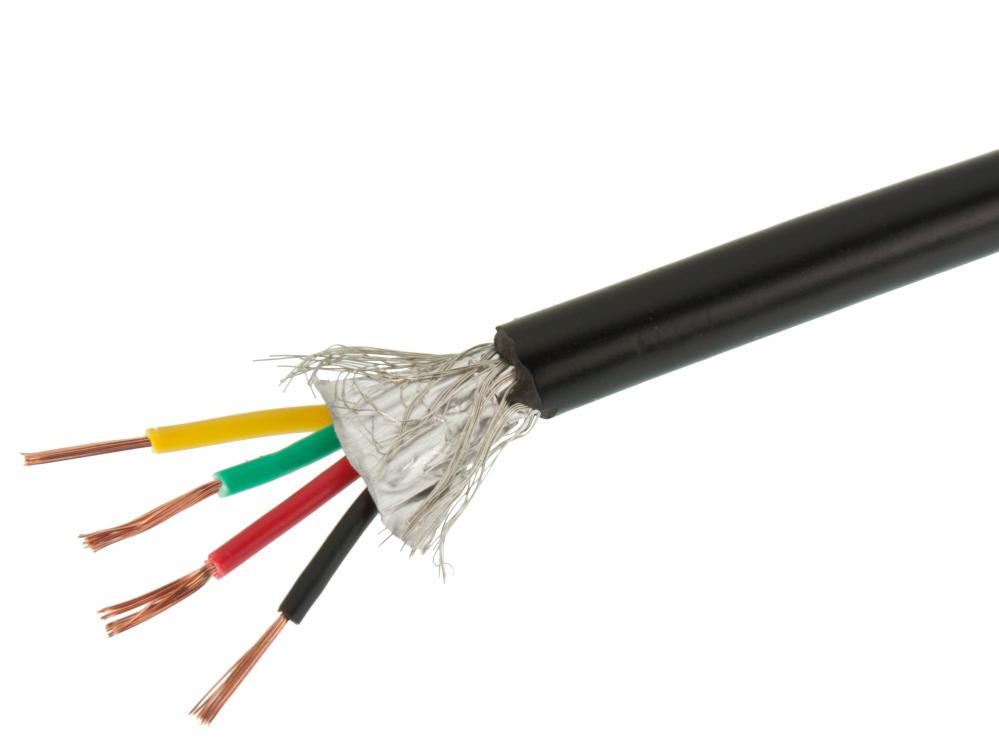 Buy RVVP 4x0.2 shielded black /m at the right price @ electrokit