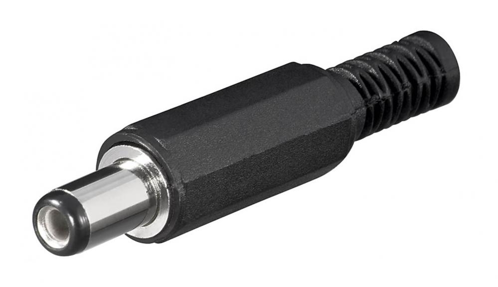 Buy DC plug 2.1x5.5x9.5mm at the right price @ electrokit