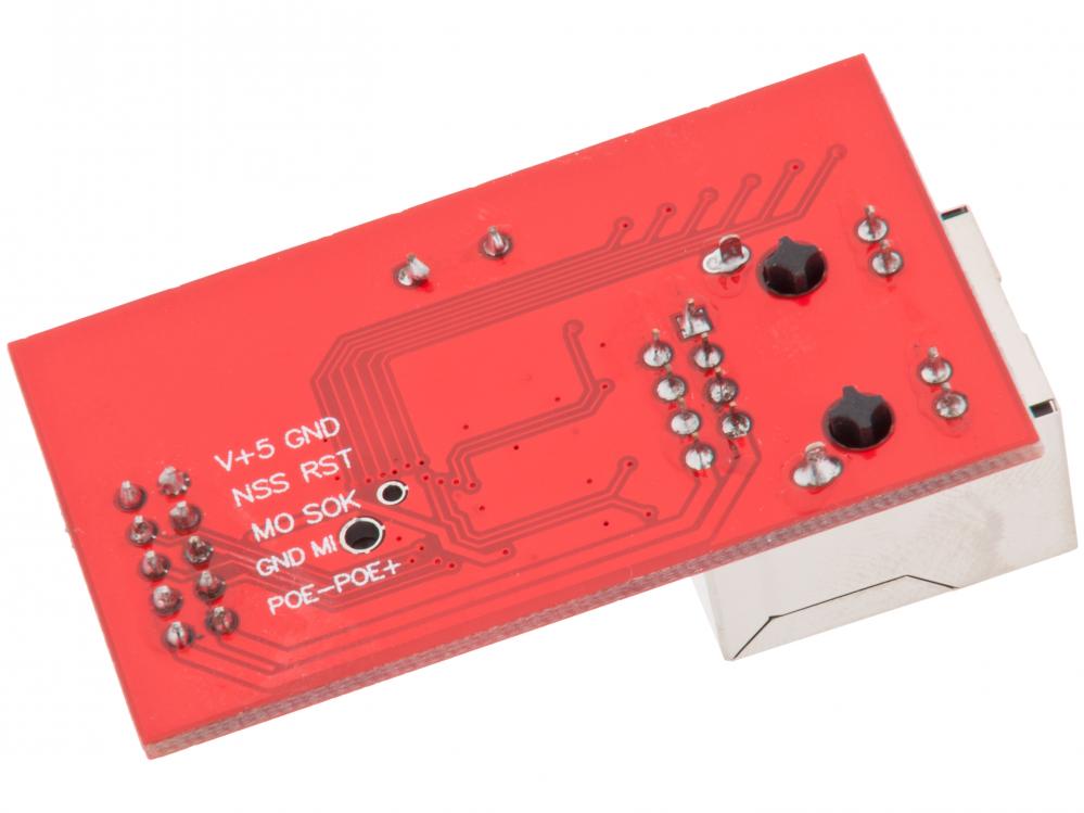 Buy W5100 Ethernet module SPI at the right price @ electrokit