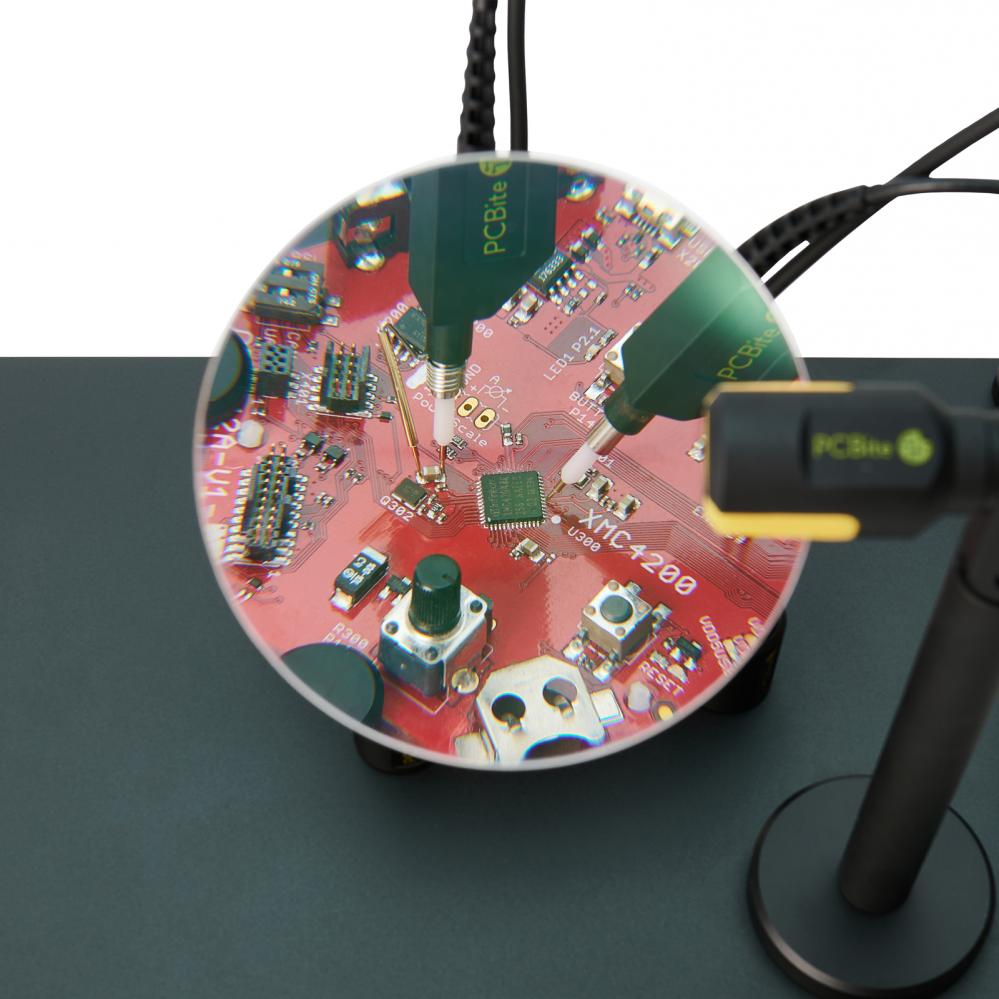 Köp PCBite kit with 2x SQ500 500 MHz handsfree oscilloscope probes till rätt pris @ electrokit