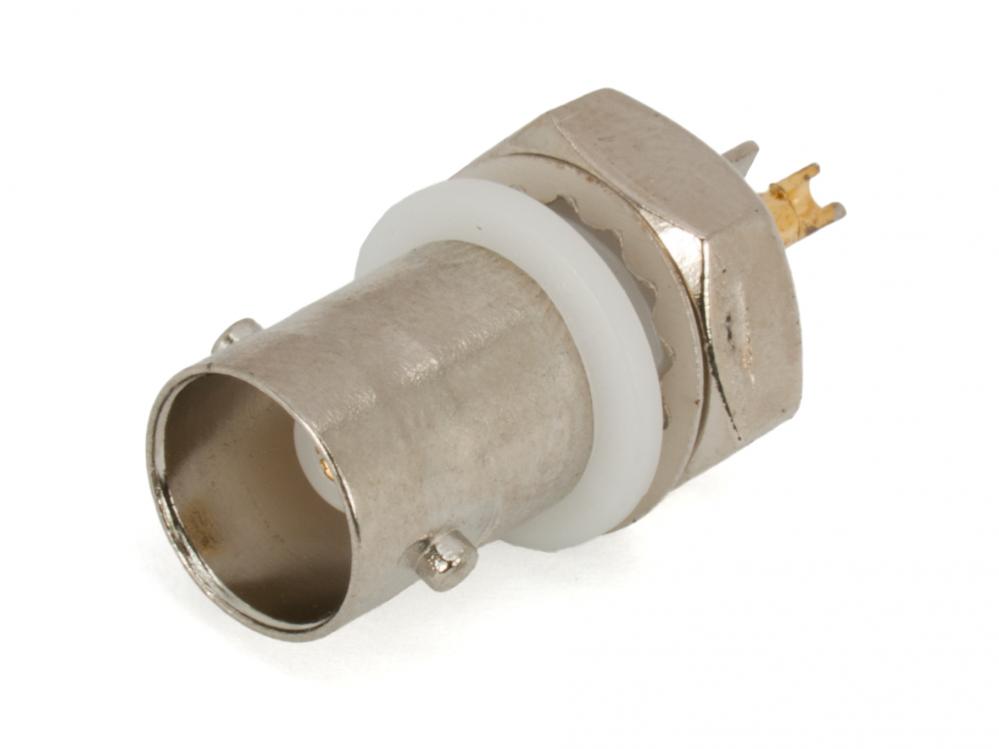 Buy BNC chassie round - insulated at the right price @ electrokit