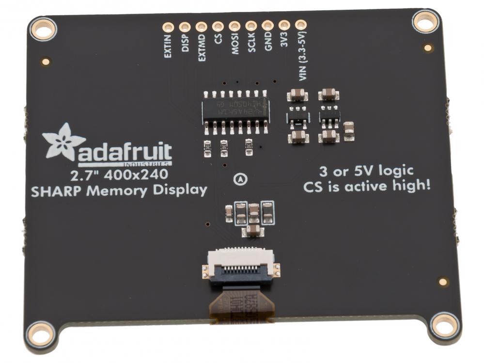 Köp Display SHARP Memory LCD 2.7" 400x240 till rätt pris @ electrokit