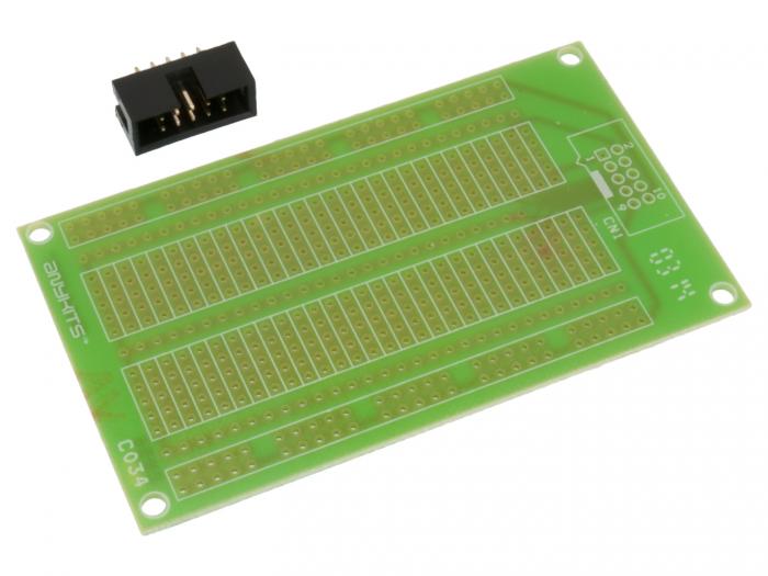 Buy Prototype board IDC at the right price @ electrokit