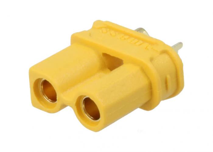 Köp XT30 strömkontakt 2-pol 15(30)A hona till rätt pris @ electrokit