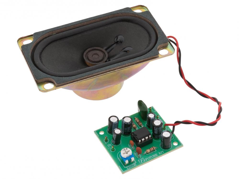 Buy Amplifier 2W w. speaker at the right price @ electrokit
