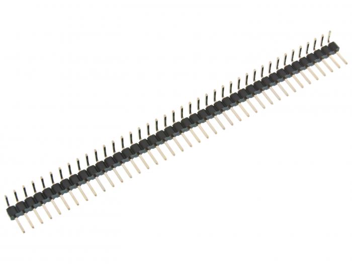 Buy Male header 2mm 1x40p right-angle at the right price @ electrokit